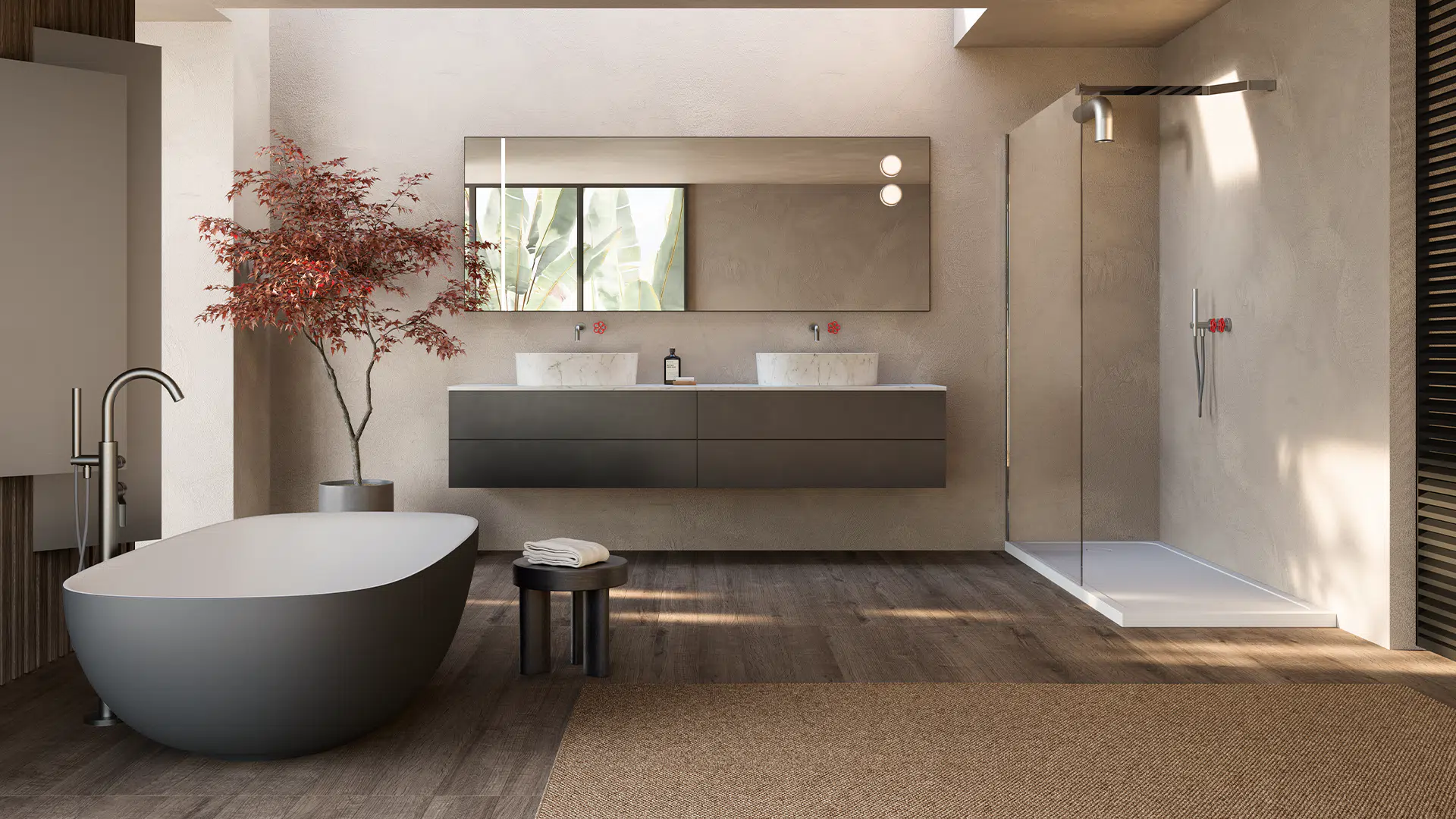 Minimalist Bathroom Vanity | Boffi Simple