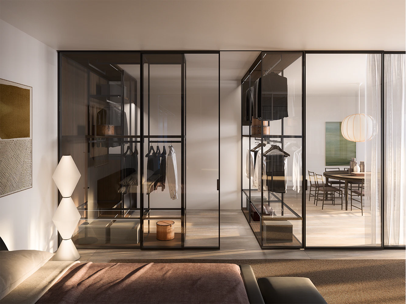 Modular Walk-in closet | Boffi Antibes