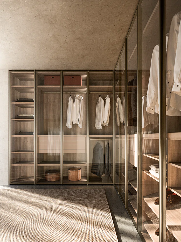 Modular Walk-in closet | Boffi Antibes