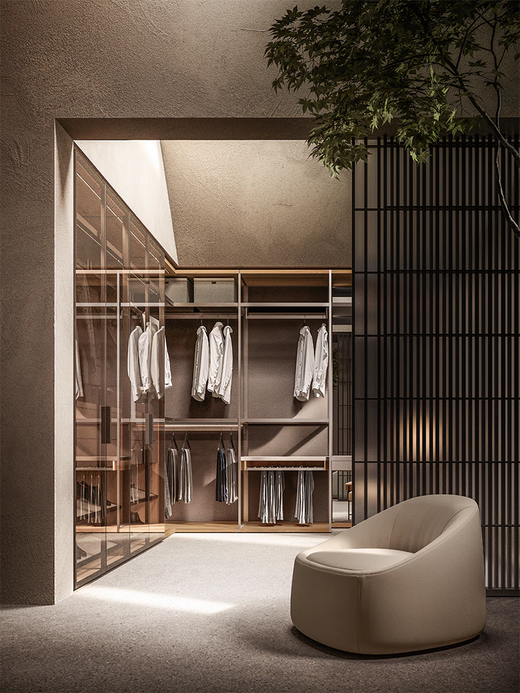 Modular Walk-in closet | Boffi Antibes