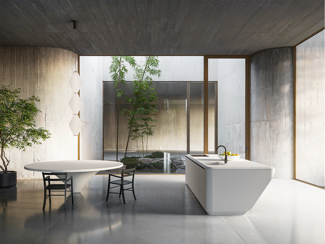 Modern Indoor kitchens | Boffi Cove Kitchen Monoblock